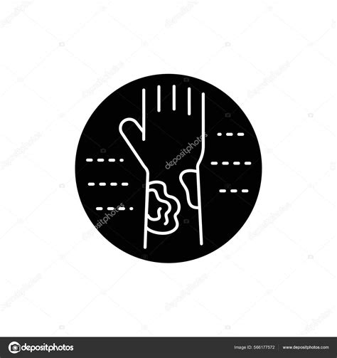 Lichen Planus Color Line Icon Dermatology Disease Isolated Vector