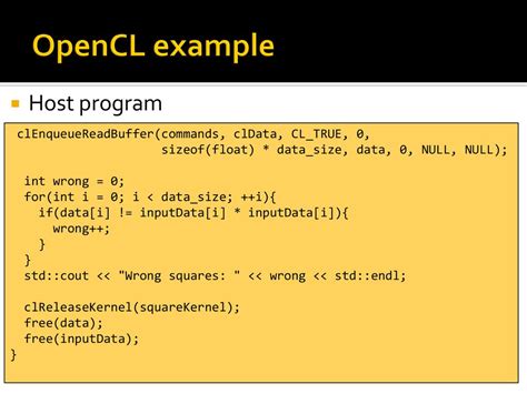 OpenCL Introduction II Ppt Download