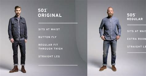 Whats The Difference Levis 501 Vs 505 Whats The Difference 2023