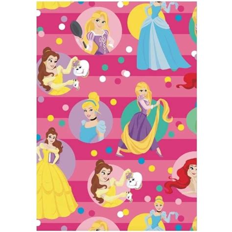 Disney Princess T Wrap 1 Sheet Folded Party Owls