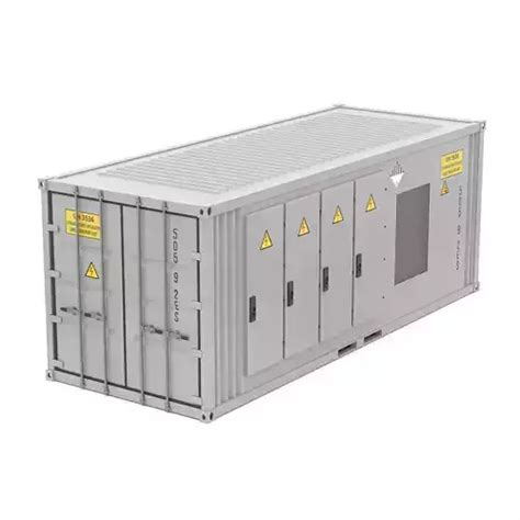 Container Energy Storage System 3d Model Cgtrader