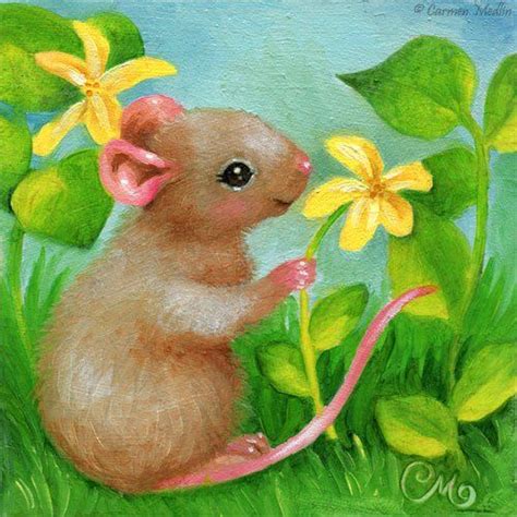 Carmen Medlin Art Blog Mouse Illustration And More