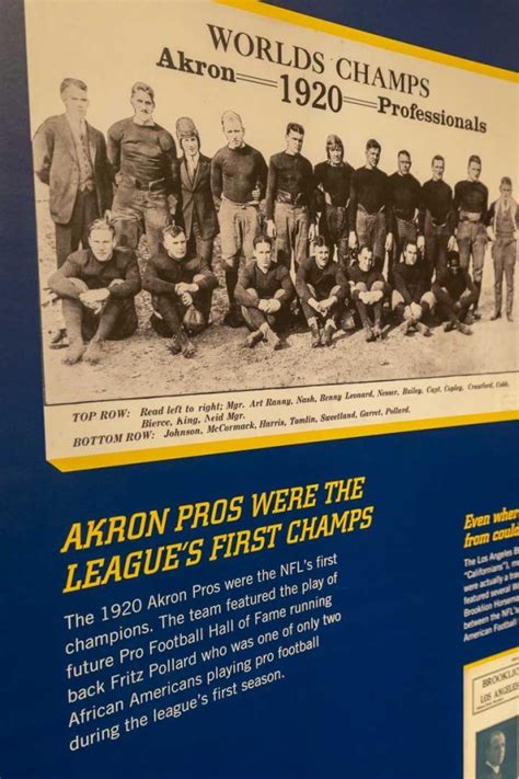 A Trip To Football Heaven Pro Football Hall Of Fame In Canton Oh