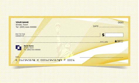 Premium Vector Blank Check Bank Cheque Design Vector Format