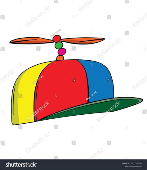 Spinner Hat Which Can Be Used Stock Vector Royalty Free 2137105565