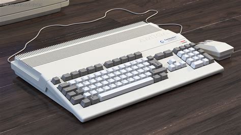Commodore Amiga 500 Computer With Monitor 3d Model 79 3ds Blend