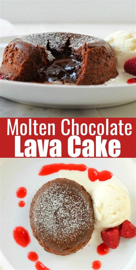Molten Chocolate Lava Cake Recipe Lava Cake Recipes Lava Cakes