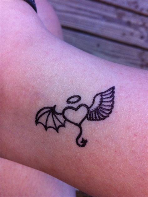 20 Great Devil And Angel Tattoo Designs