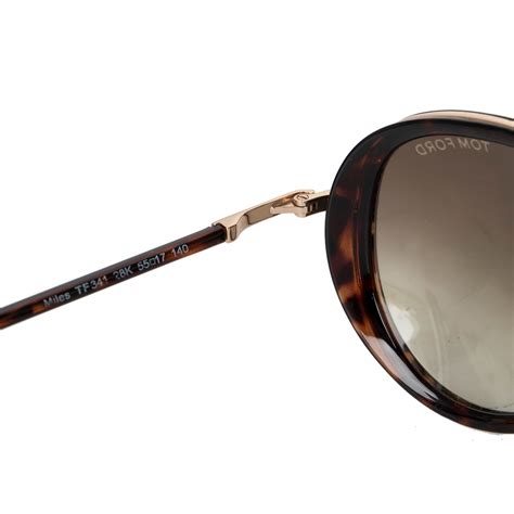 Tom Ford Miles Tf341 Aviator Sunglasses W Case Olivers