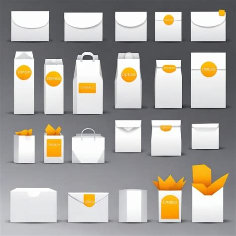 Orders Vector Set White Background Isolated A High Qualit Premium Ai