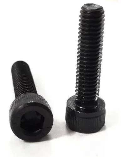 Tornillo Cilíndrico Allen Cab M6 X 30 Mm Negro Oxidado 10 Unidades