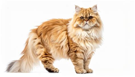 Elegant Persian Cat Profile Drawing Hand Drawn Style With Line Art