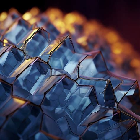 Texture Of Futuristic Bio Material On Black Background Depth Of Field