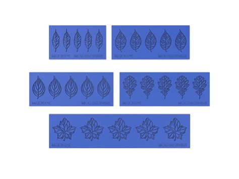 Autumn Leaf Tuille Molds Moldbrothers