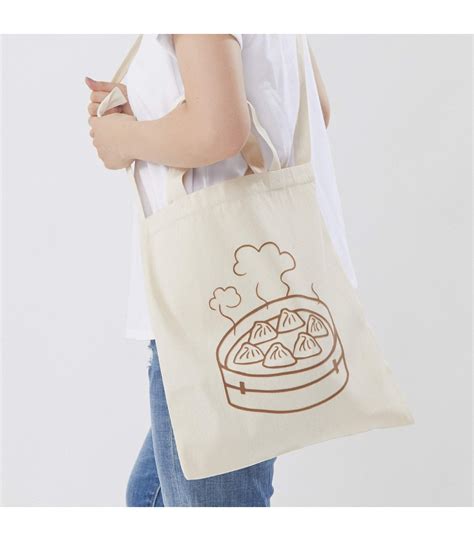 Enhanz360 Xiaolongbao Soup Dumplings Cotton Shopping Tote Bag