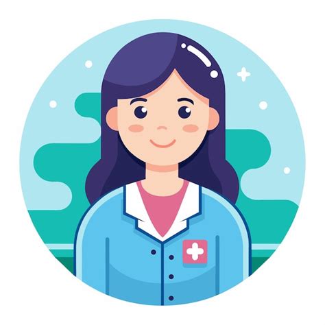 Medical Assistant Vector Character Illustration In Flat Style Premium