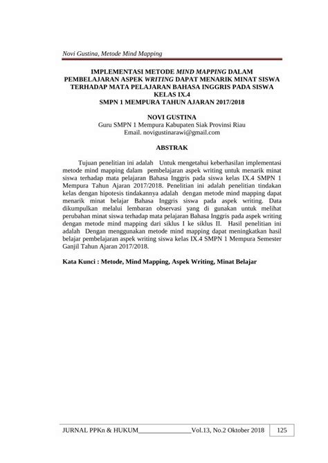 Pdf Implementasi Metode Mind Mapping Dalam Dokumentips