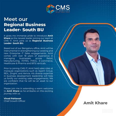 Thanks Cms Team Amit Khare