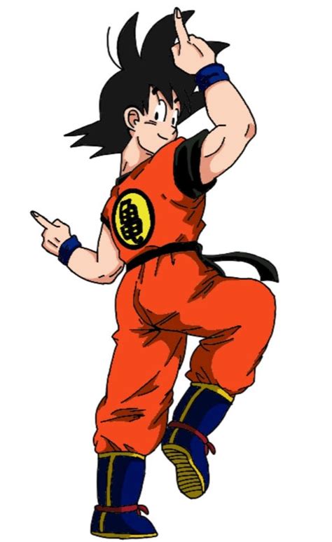 Son Goku Pose By Sonic1316 On Deviantart