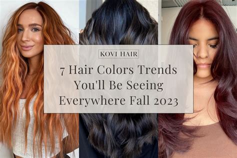 Hydrogen 7 Hair Color Trends Youll Be Seeing Everywhere Fall 2023