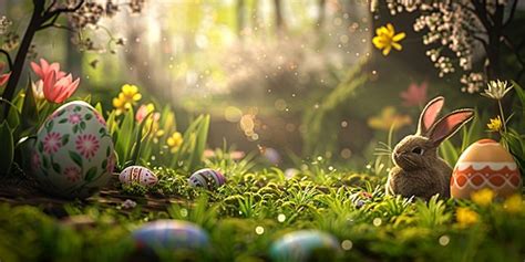 3d Easter Background Disney Style Illustrations 3d Easter Background Disney Illustrations