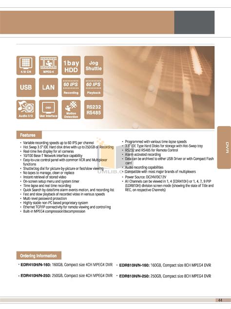 Pdf Manual For Everfocus Dvr Edr410h