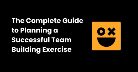 Team Building Exercise Checklist Checklist Gg