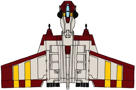 Nu Class Attack Shuttle Star Wars Paper Model