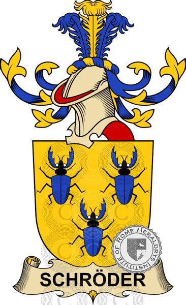 Schroder Família Heráldica Genealogia Brasão Schroder