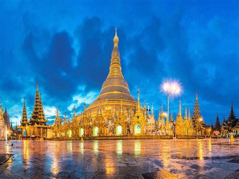 Shwedagon Pagoda 4k Wallpaper