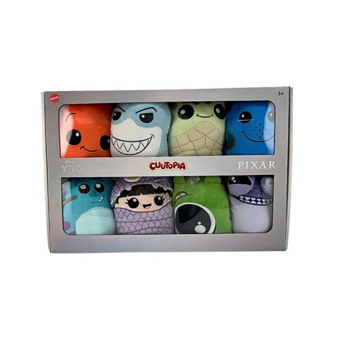 Mattel Cuutopia Pixar Finding Nemo And Monsters Inc Plush 8 Pack 5