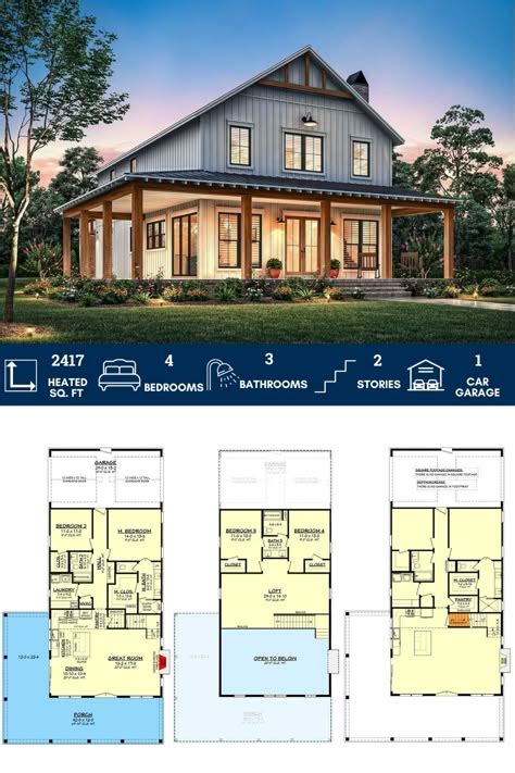 40x60 Barndominium Floor Plans With Loft