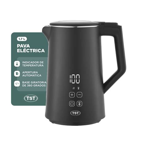 Pava Eléctrica Digital 1 7l Tst Showroom Baños Y Cocinas
