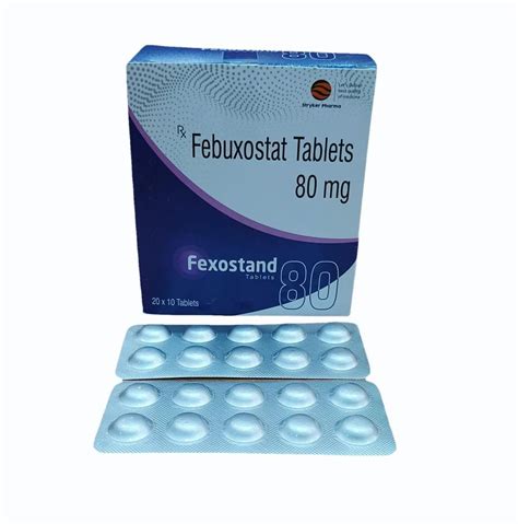 Febuxostat Tablets 80mg Latest Price Manufacturers And Suppliers
