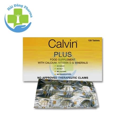 Calvin Plus Hộp 1 Lọ 60 Viện