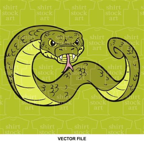 Snake Rattle Snake Teeth Venom Hiss 3 T Shirt Stock Art