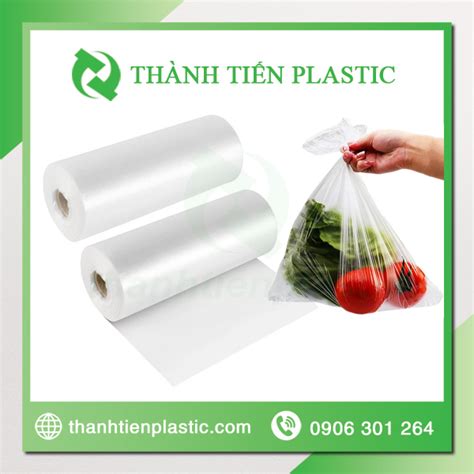 Túi Nilon Cuộn Roll Xé Đựng Thực Phẩm Siêu Thị Tiện Lợi