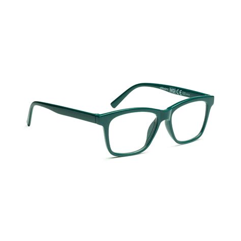 Utr0074 Green Rectangular Reading Glasses Utilissimi