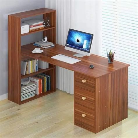 Tres Primos Computer Table With Rack And Shelves Drawer Lazada Ph