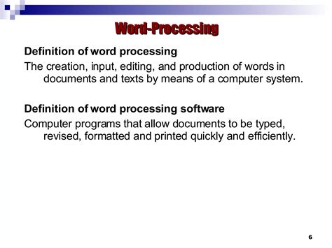 Applications Word Processing Spreadsheet And Database Ppt