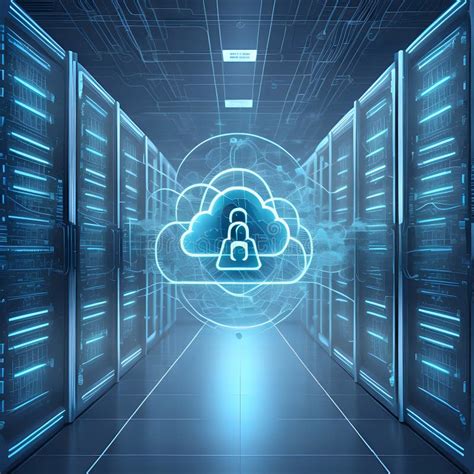 Cyber Security Ai Mind Network Management Modern Data Center Cloud