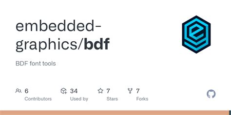 Github Embedded Graphicsbdf Bdf Font Tools