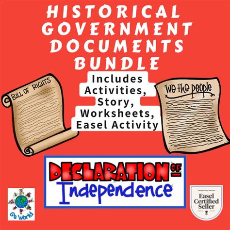 Historical Governemnt Documents Standards Based By Gs World Peggy