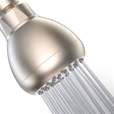 3 Inches Mini Shower Head Orb Nickel Brushed Chrome