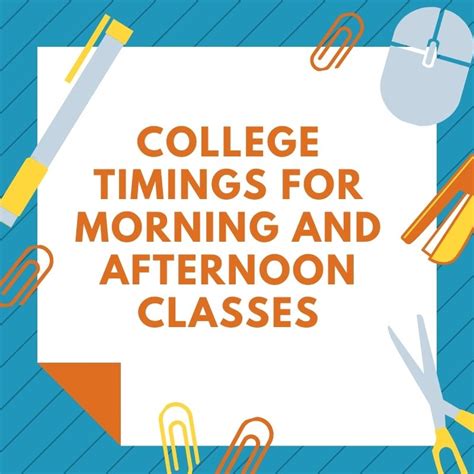 College Timings For Morning And Afternoon Classes Forman Christian College