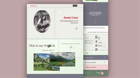 Anne Case Portfolio By Yuki On Dribbble