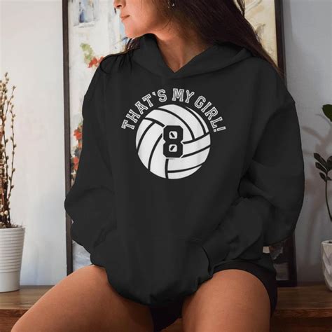 8 Volleyball Player Thats My Girl Cheer Mom Dad Team Coach Women