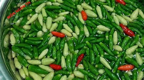 Cách Làm Ớt Xanh Ngâm Giấm Tỏi Xanh Giòn để được Lâu Youtube