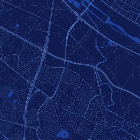 Taoyuan Dark Blue Vector Map 120k Boundless Maps Map Vector