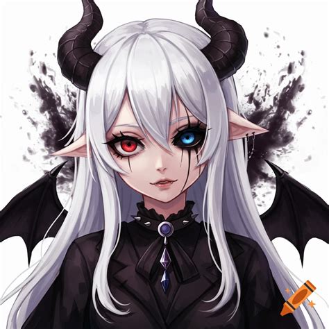 Anime Girl Demon With Wings